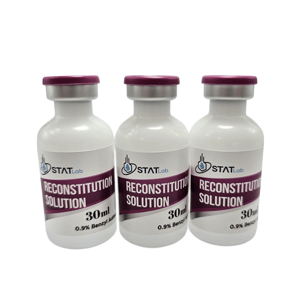Reconstitution Solution 30ml / 3 Pack Plastic Vials - STATPeptides